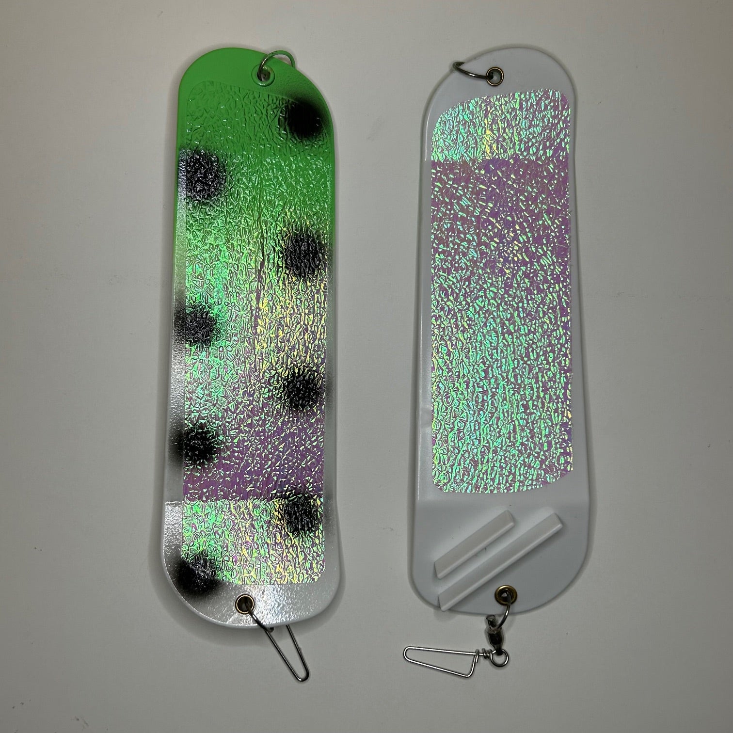 Snotty Nose Brat - Black Dots - 9” Finned Flasher | Project Salmon: A ...